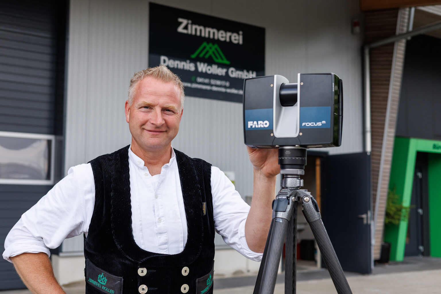 3-D Aufmass Scanner - Zimmerei Dennis Woller GmbH